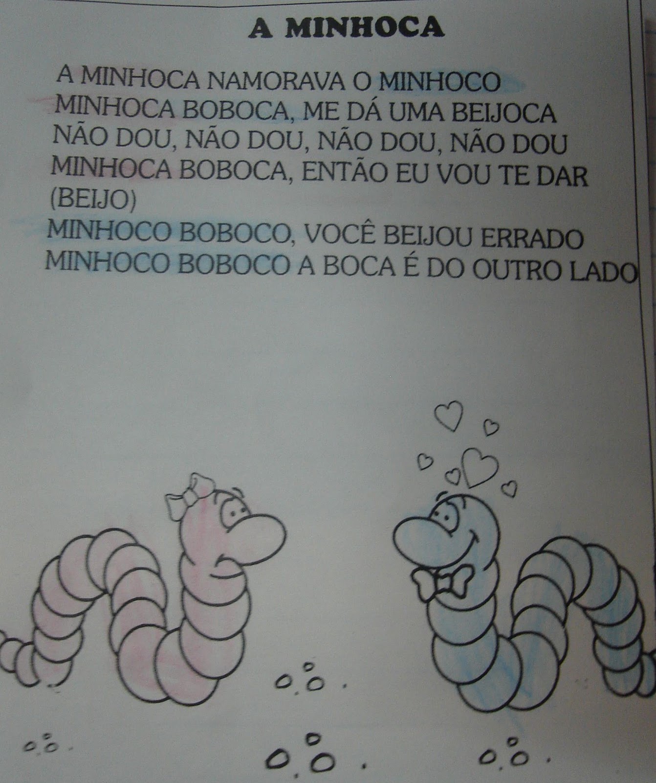 Cantando Brincando e Aprendendo...: Minhoca & Minhoco...