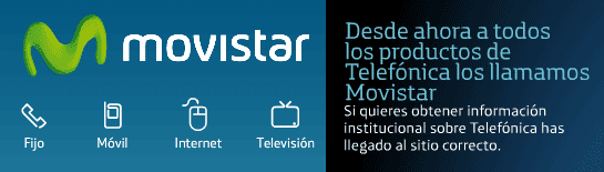 SABER MAS: Telefónica ya es Movistar internet, fijo, móvil y televisión