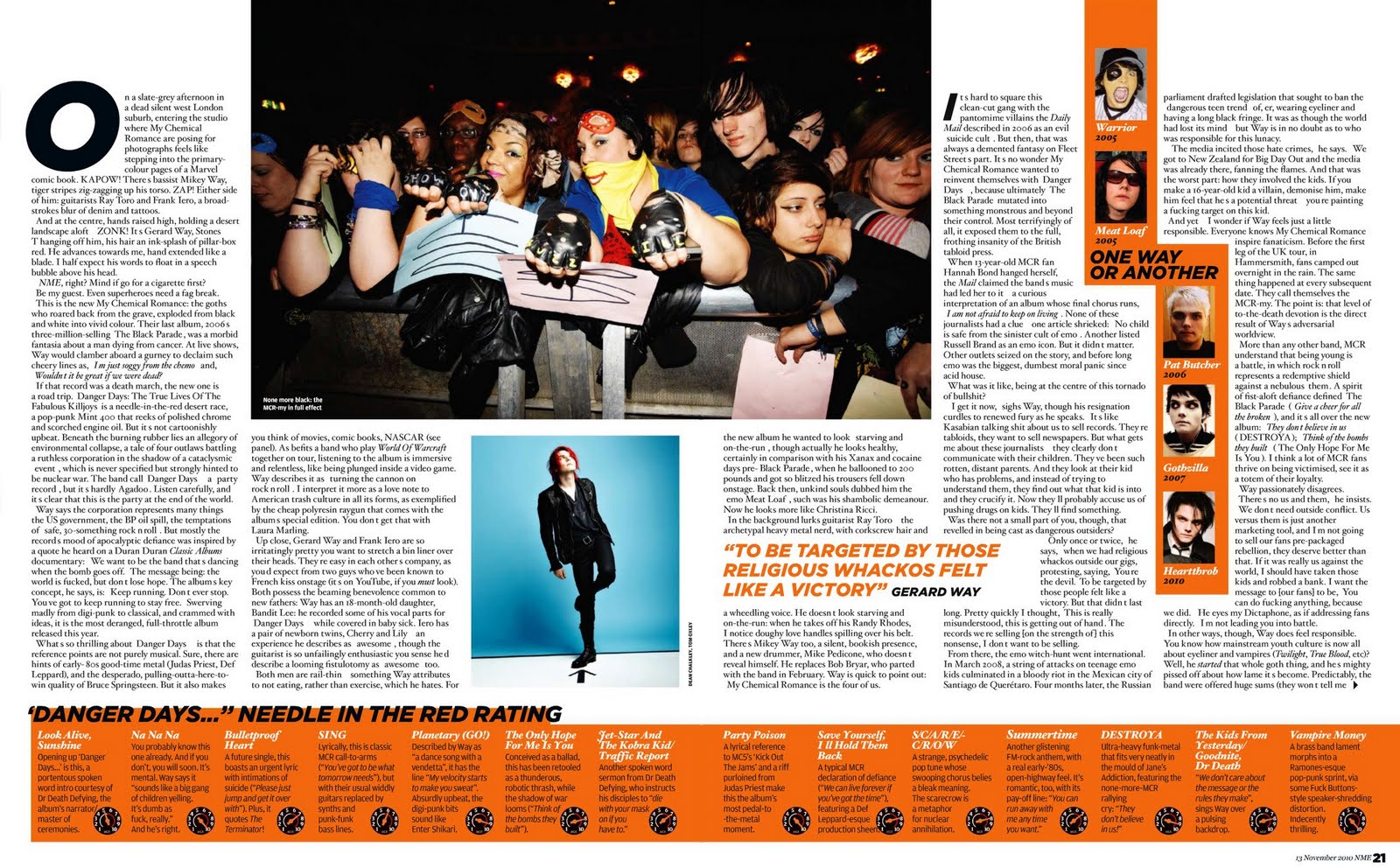 Carla Smith's Media blog: Analysing NME double page spread