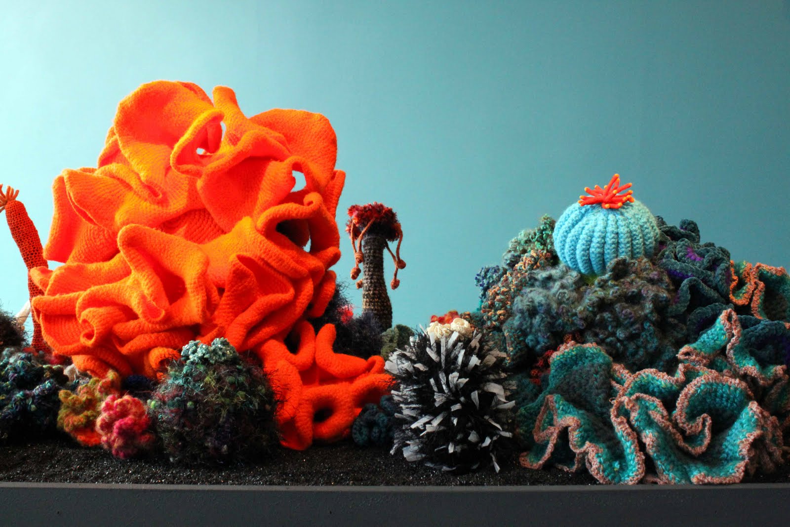 Stitchlily: Finally, The Hyperbolic Crocheted Coral Reef Exhibition