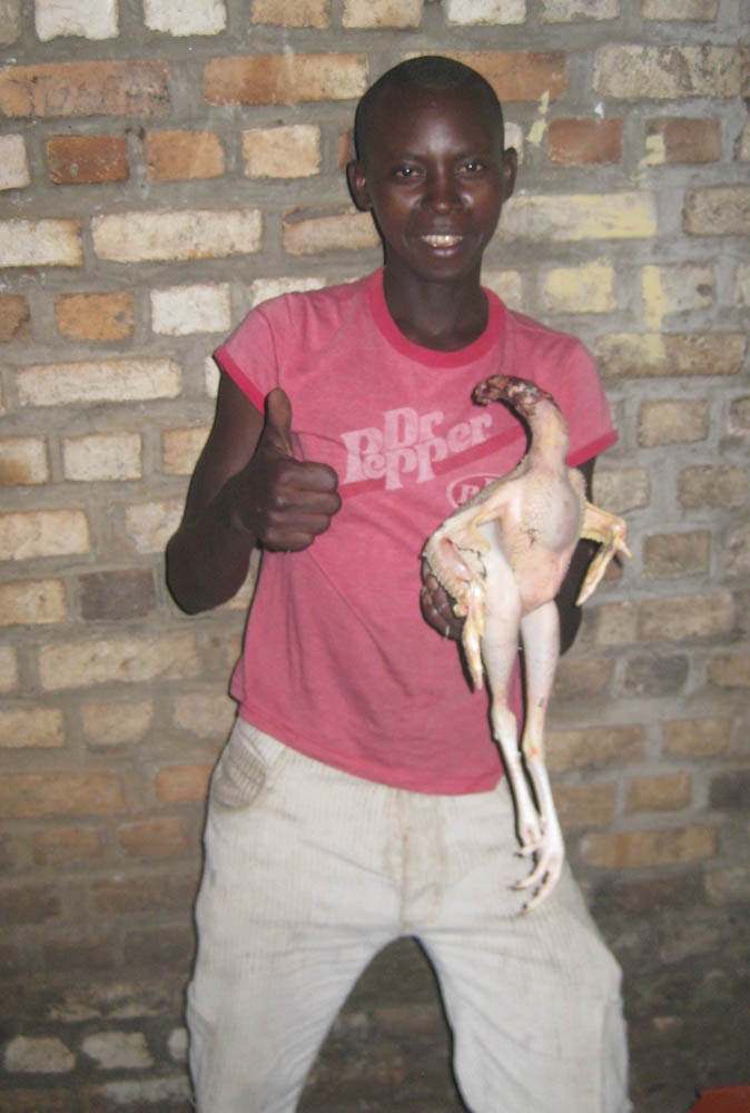 Killing a chicken | en root rwanda