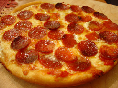 A Taste of Home Cooking: Deep-Dish Pepperoni Pizza