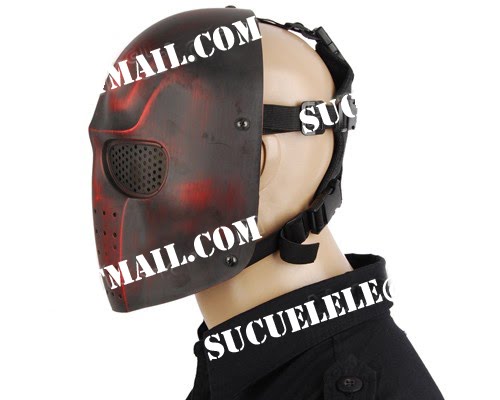 AIRSOFT ASTURIAS: MASCARA AIRSOFT - ARMY OF TWO RED