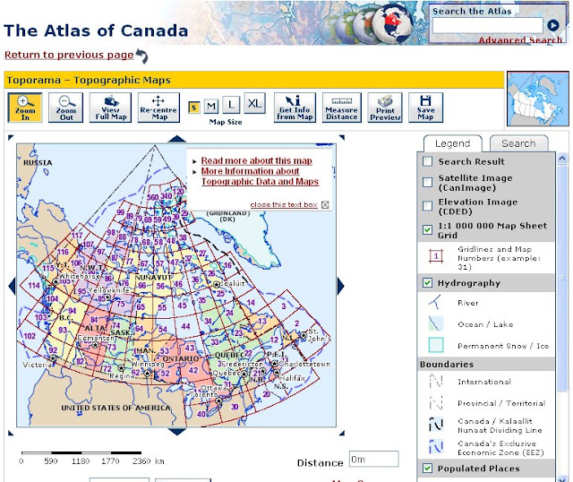 Northwestpassage2011 dot com: Online Atlas of Canada - so many places ...