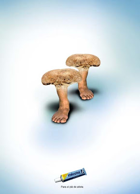 publicidad: Micotex: Crema para hongos en los pies...Poco estético