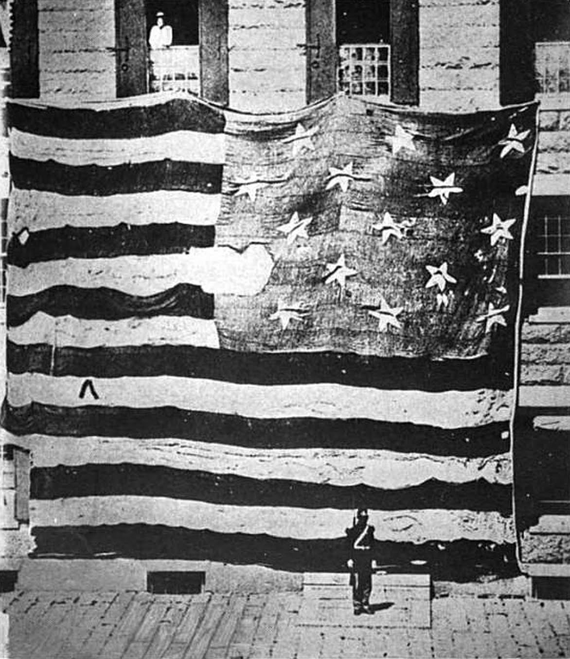 Star Spangled Banner Flag that flew over Fort McHenry in 1814 Public ...