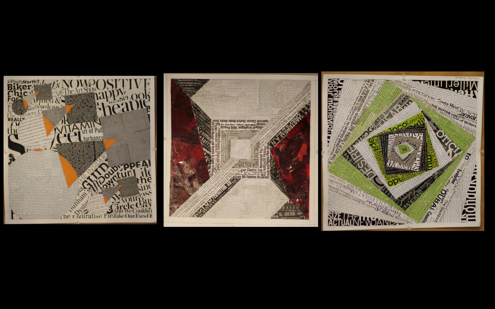 Black River Art Blog: Introduction to Graphic Design: Using Text to ...