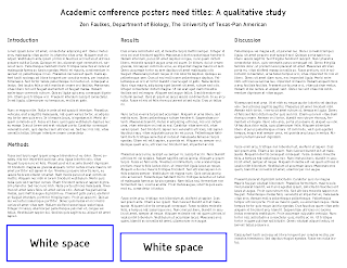 Better Posters: Top down: Solutions for unused spaces