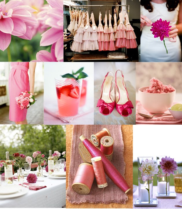 Color Inspiration Boards – Touch of Pink – At Home With Natalie