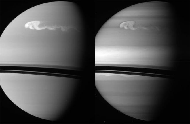 Signs in the heavens: Saturn's huge storm