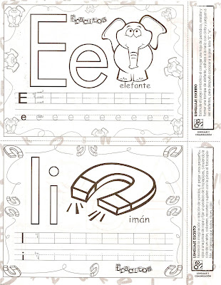 El rincon de la infancia: ♥ Actividades con la letra E ♥