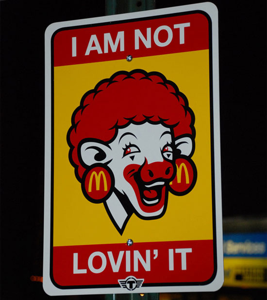 Sarcastic and fun fake street signs are displayed all over USA