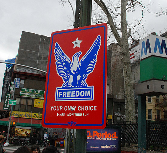 Sarcastic and fun fake street signs are displayed all over USA