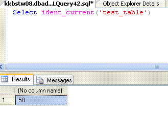 SQL and SQL only: Does IDENTITY_INSERT reset identity?