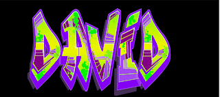 Dave's blog in English: "My Name in Graffiti"
