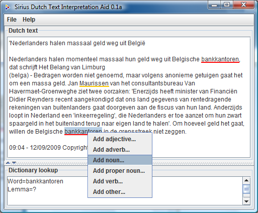 Living Words: Dutch Text Interpretation Aid 5