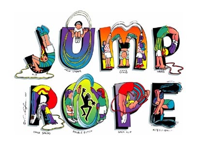 RockSports Daily Physical Education: Jump Rope Letters T-shirt