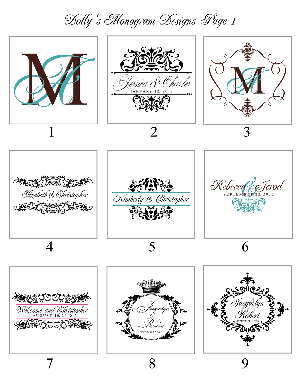 Examples Of Monogram Logo | semashow.com