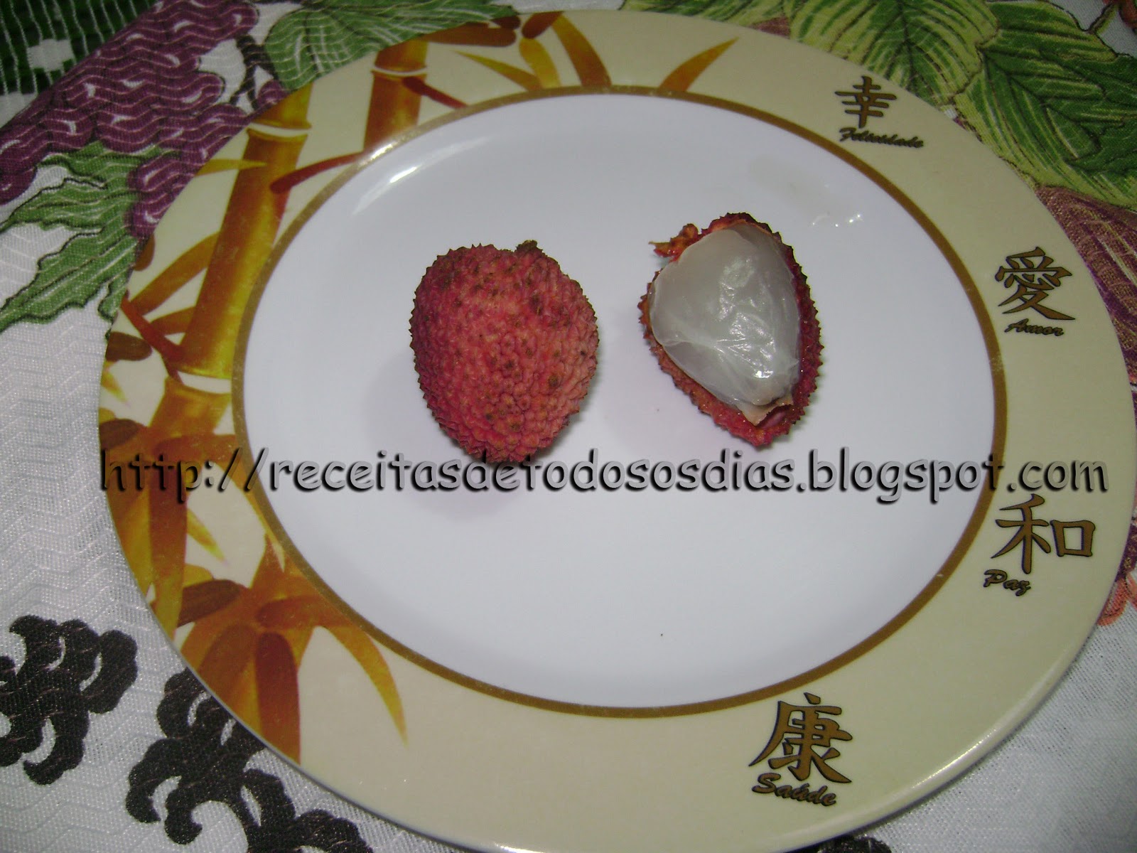 Receitas de Todos os Dias: Lichia, Delícia de Fruta