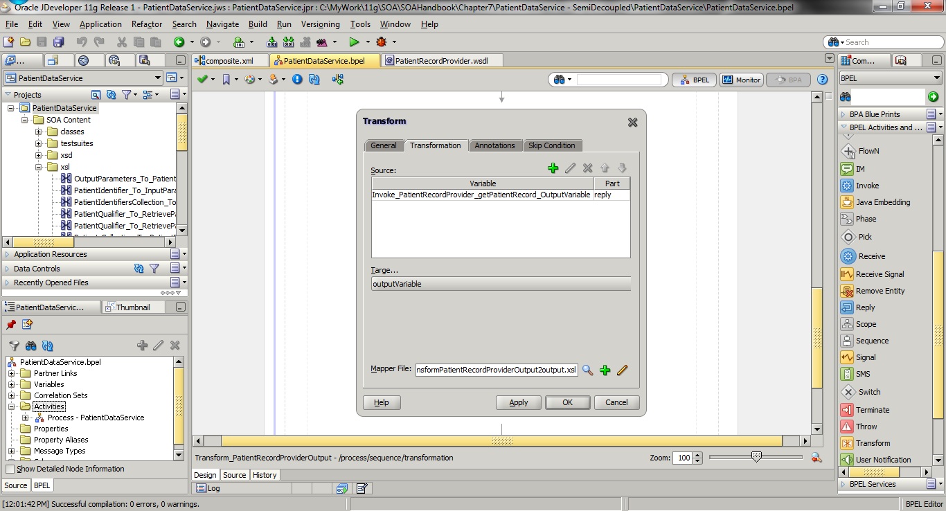 Welcome To Nick Aiva S Blog Soa Decoupling The Database Adapter Service From The Bpel Process
