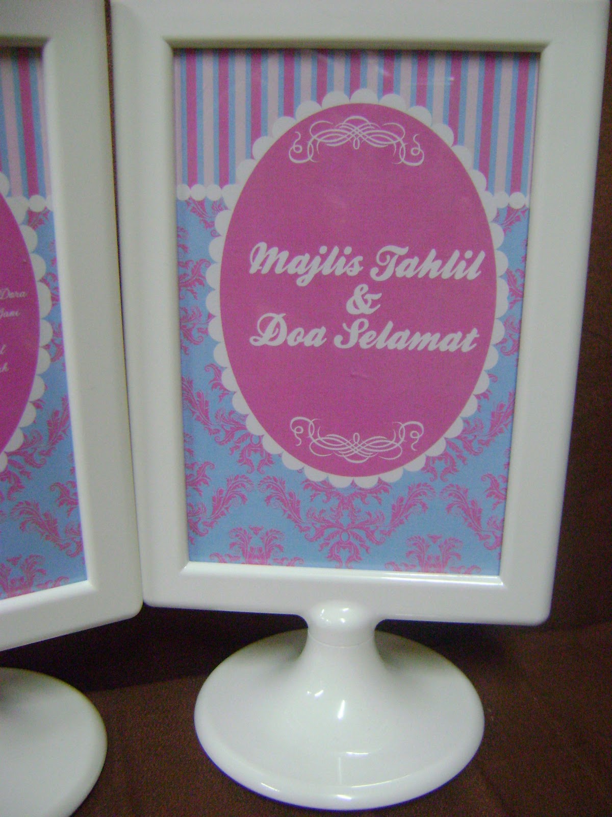 IreneBakeLove: "Majlis Tahlil & Doa Selamat" - Custom-Made printing