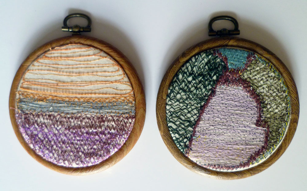 emily-rose: machine embroidery samples.