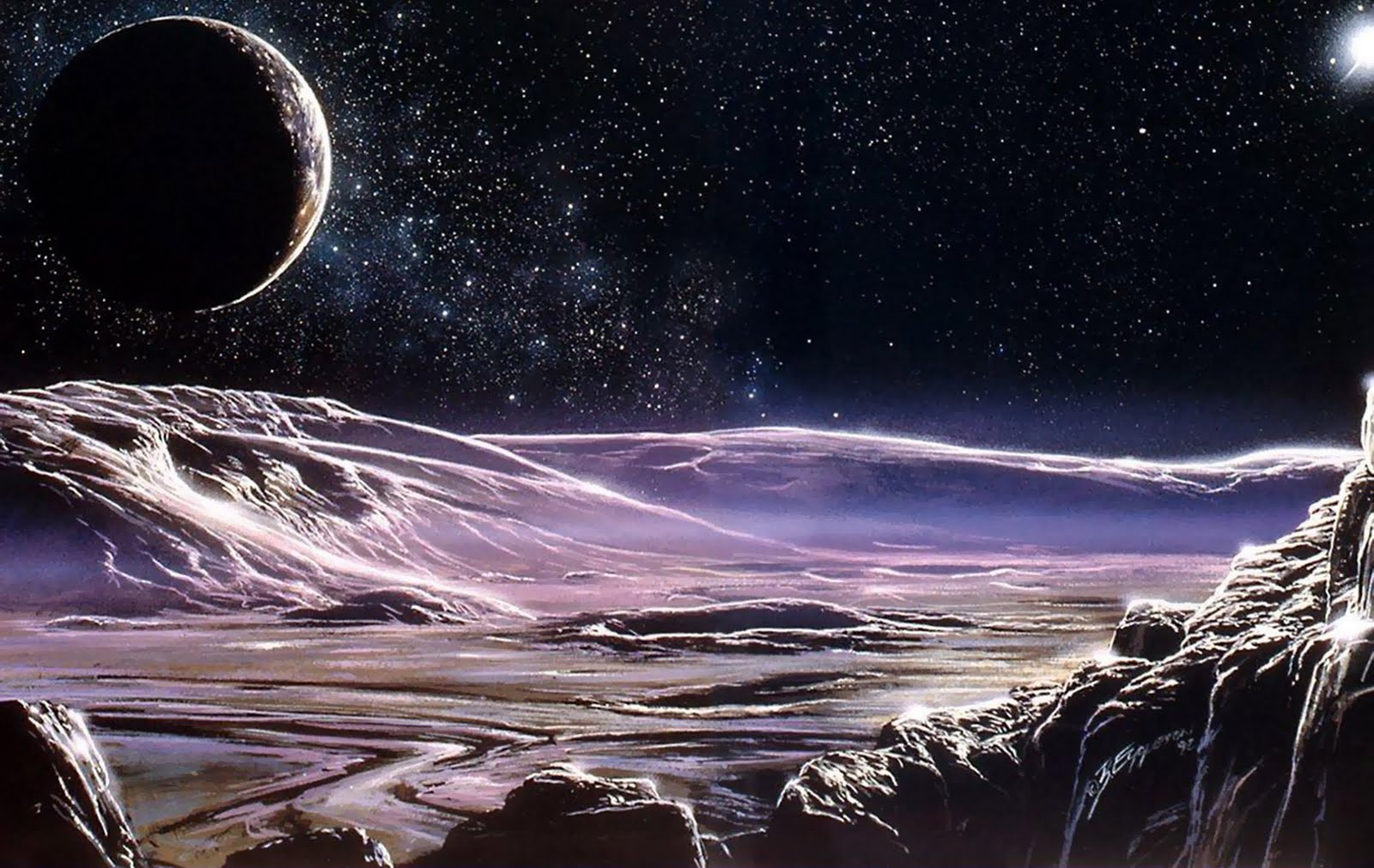 FMP Project Research: Planets and space art