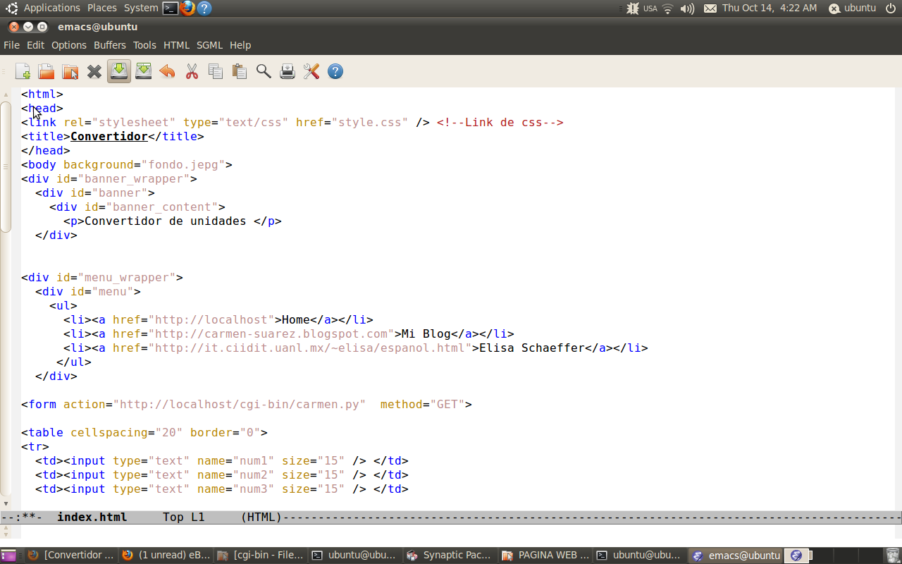 Carmen Suarez: octubre 2010