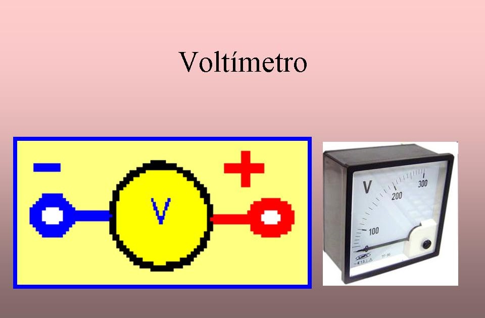 Símbolos Eléctrico: Voltimetro