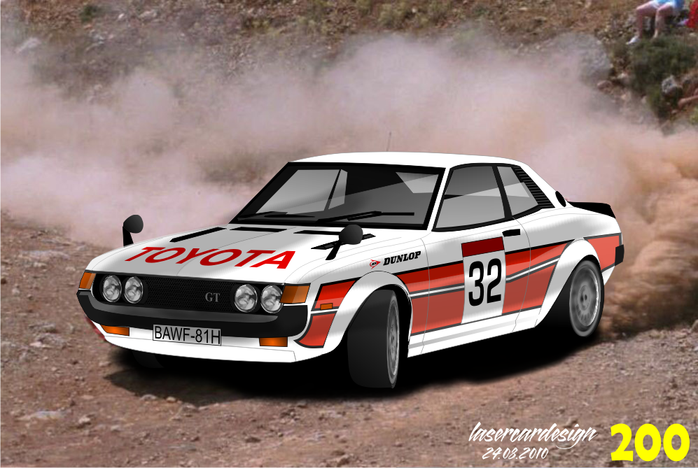 LASER CAR DESIGN: TOYOTA CELICA TA22 - 1974 - 200º CARRO DO BLOG