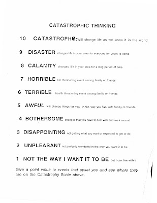 Lickin & Groomin: Catastrophic thinking