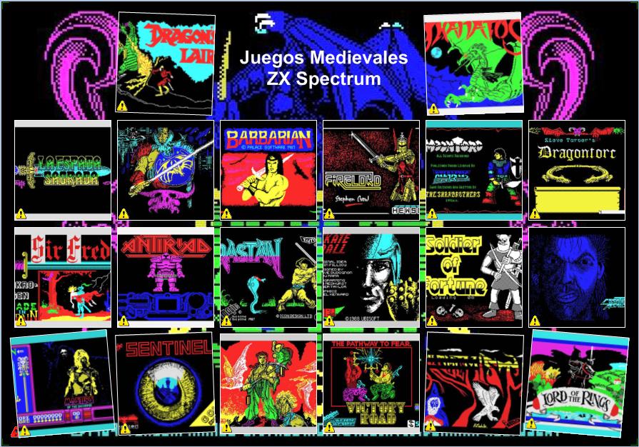 Nostalgia ZXspectrumTP (Catalogo Juegos): Posters ZX Spectrum