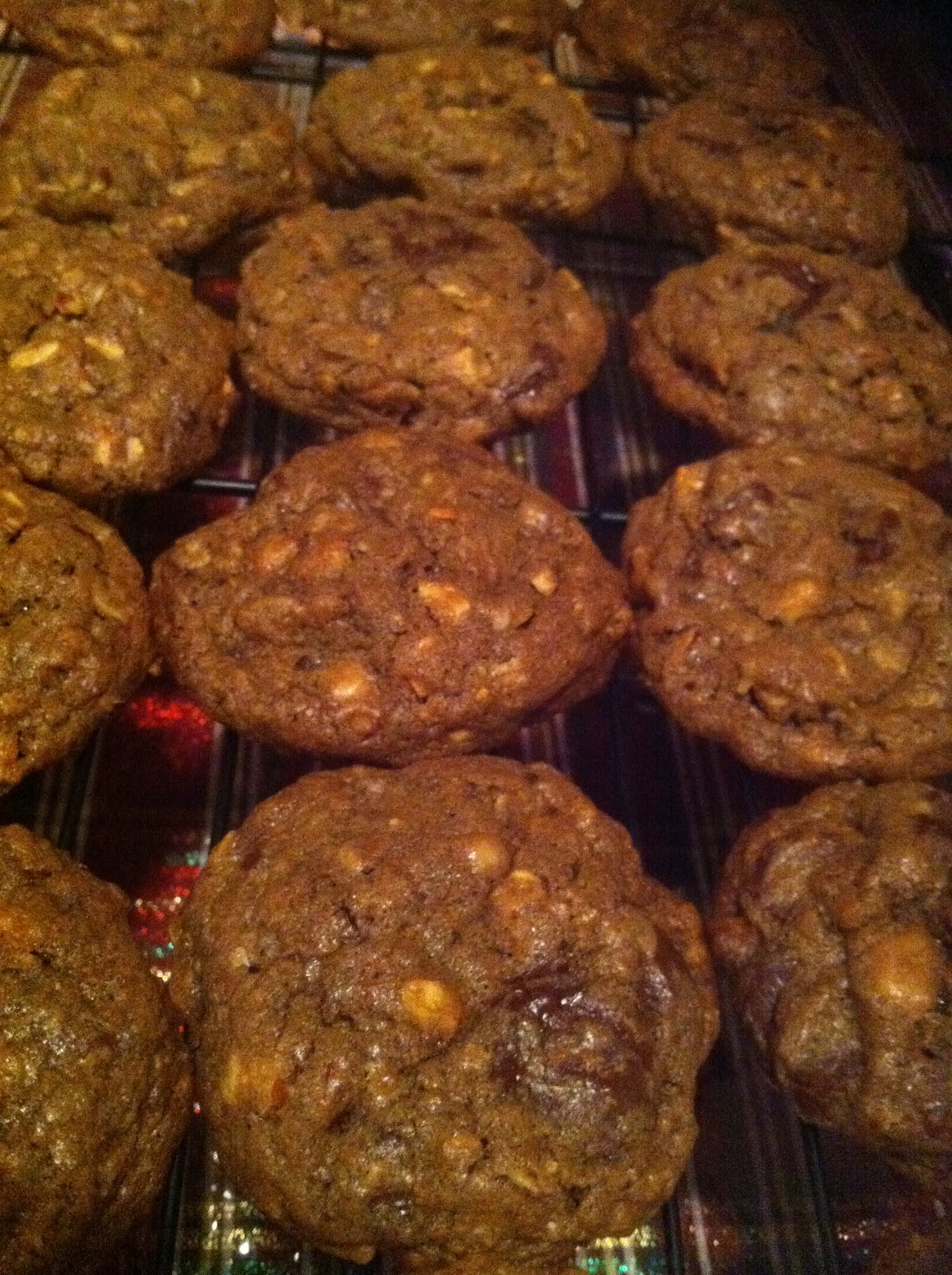 The Cookie Crumbles: Chocolate Hazelnut Toffee Cookies