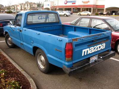 OLD PARKED CARS.: 1984 Mazda B2000 Sundowner.