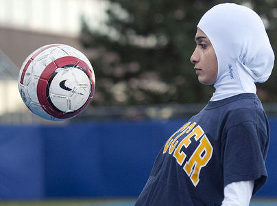 Muslim Women in SPORTS: Montreal designer creates sleek sports hijab