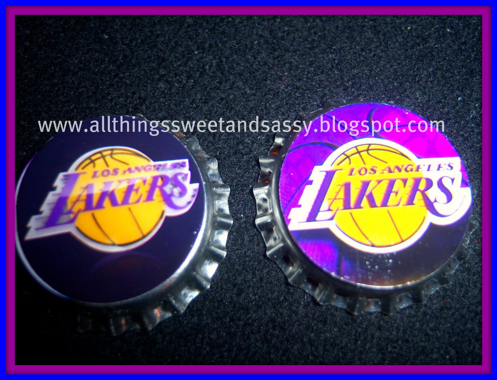 All Things Sweet and Sassy: Sports team bottle caps