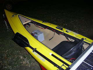 SLOW BOATING: A mini slow boat - the solar powered kayak