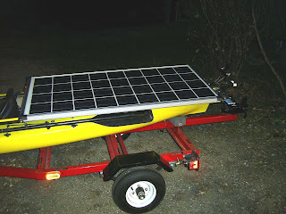 SLOW BOATING: A mini slow boat - the solar powered kayak