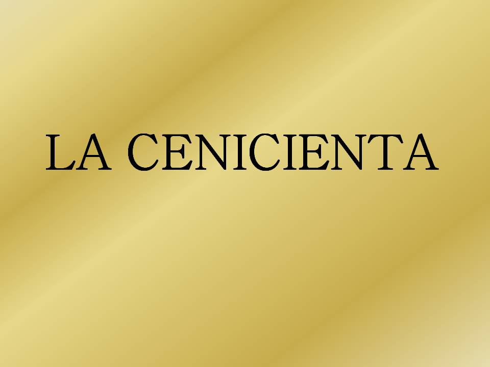 PUNTO DE PODER: LA CENICIENTA - CUENTOS