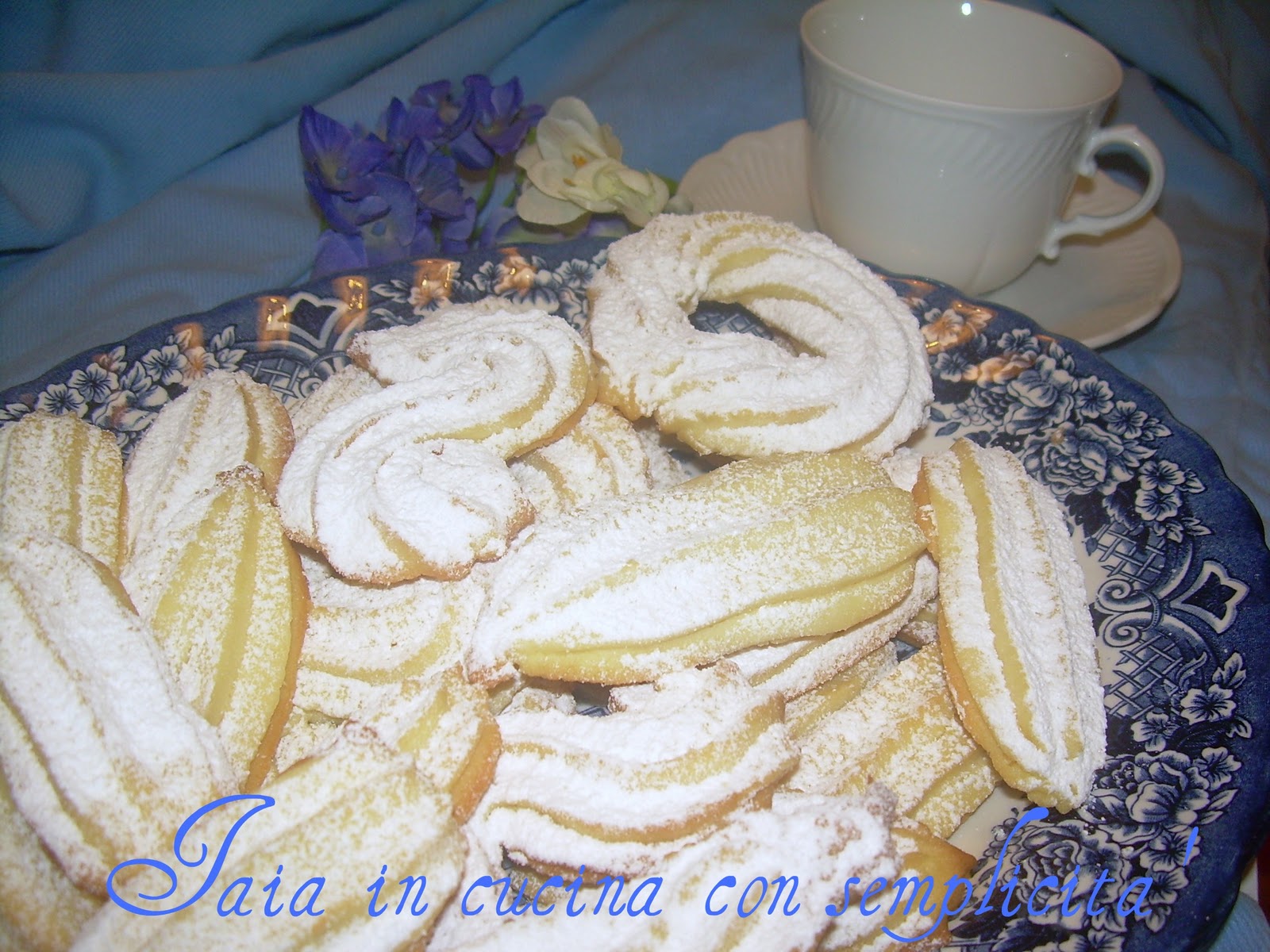 Biscottini alla vaniglia da Iaia in cucina con semplicità su ...