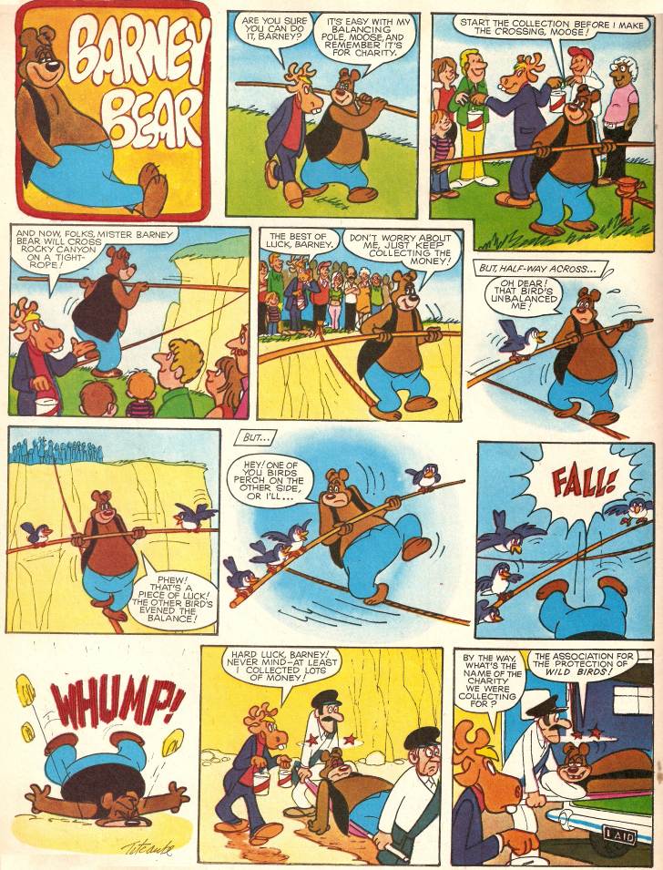 This Blog's A Load Of CARTOONS!: TV Comic's Six Of The Best - Barney Bear