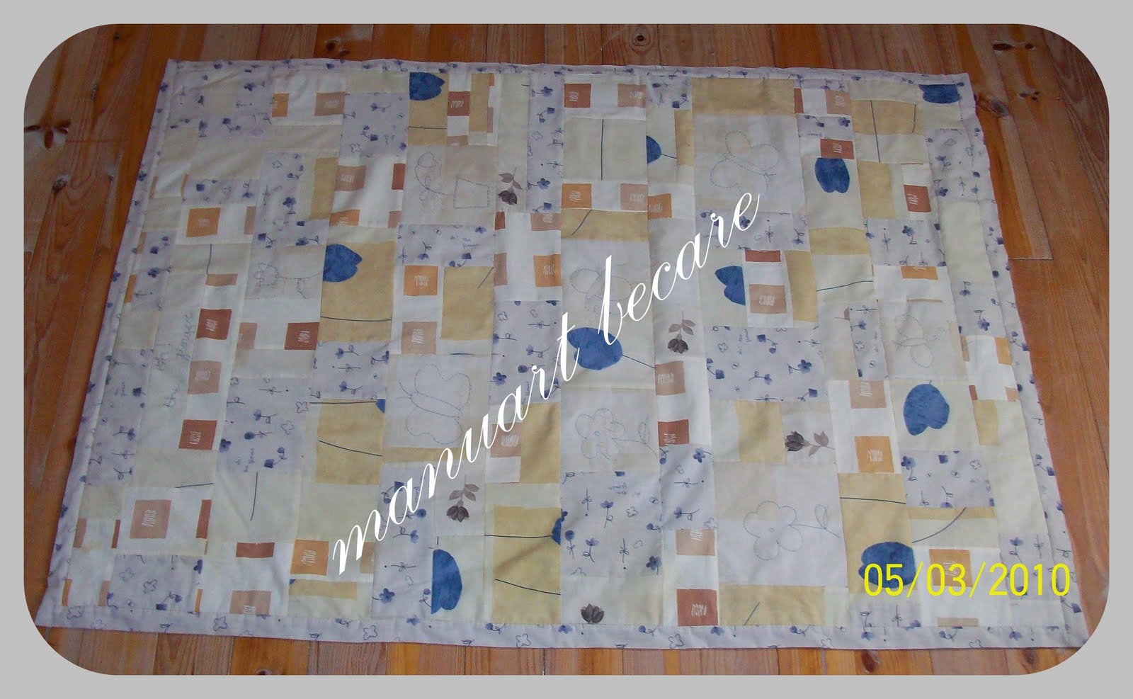 MANUART BECARE: COLCHA DE RETAZOS MANUART BECARE: COLCHA DE RETAZOS