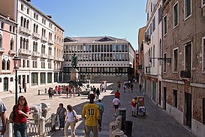 Venezia: Campo Manin al posto della chiesa e il campanile pentagonale ...