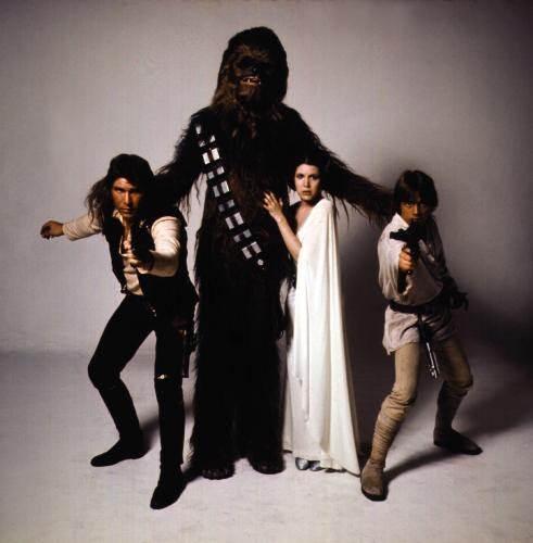 Star Wars Favourite Pics Luke Leia Chewie And Han
