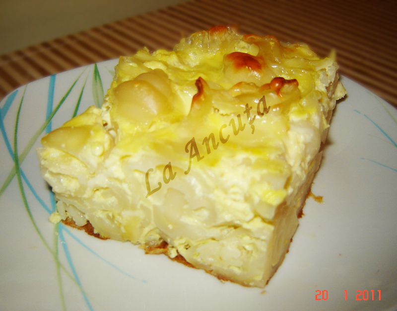 Budinca de paste cu lapte si cascaval – La Ancuta