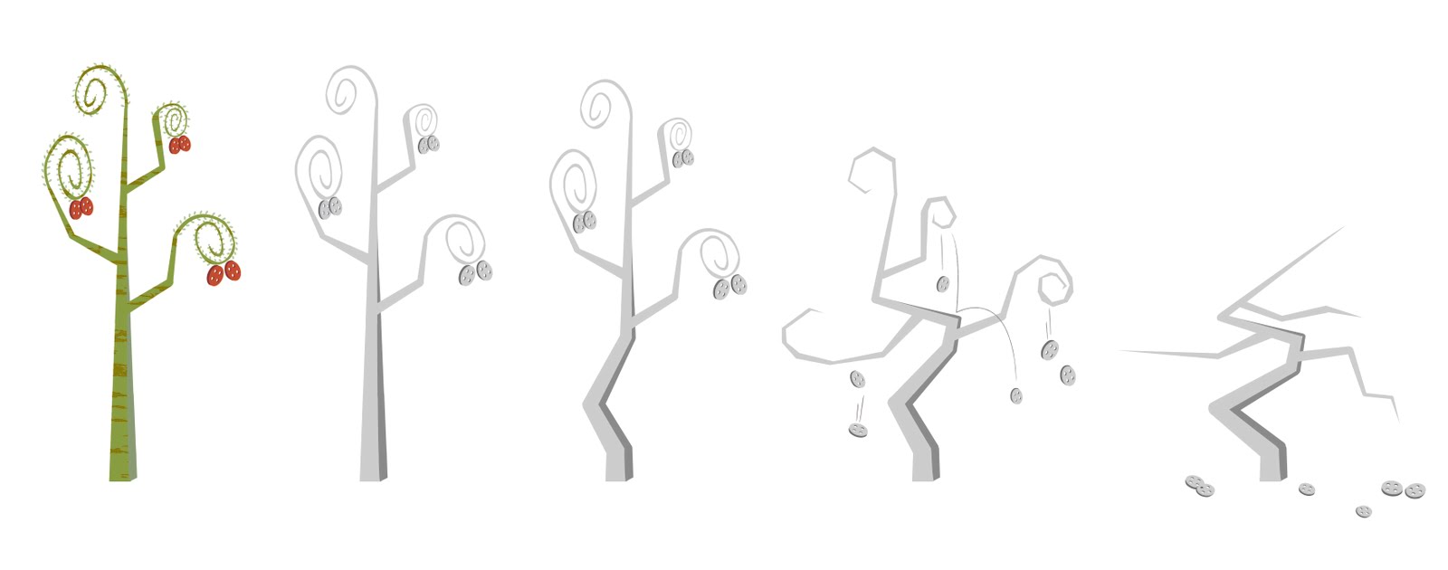 Image Motion Experience: the tree died