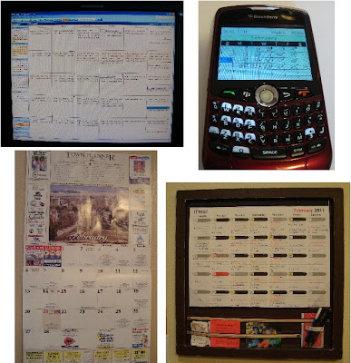 The Creative Homemaker: My Organized Home, Part 1- The Colorful Calendar