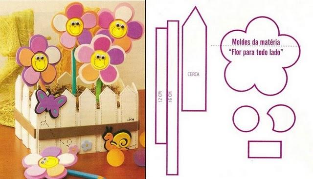 Como hacer flores en foami moldes - Imagui