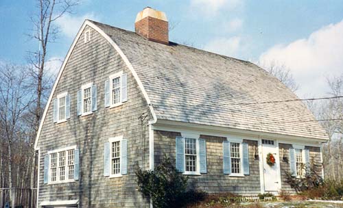 grey cedar shingle home...so in love - B. B.