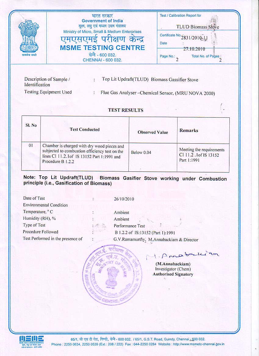 Servals Automation Pvt Ltd: TLUD Gasifier Stoves - A wood stove with a ...
